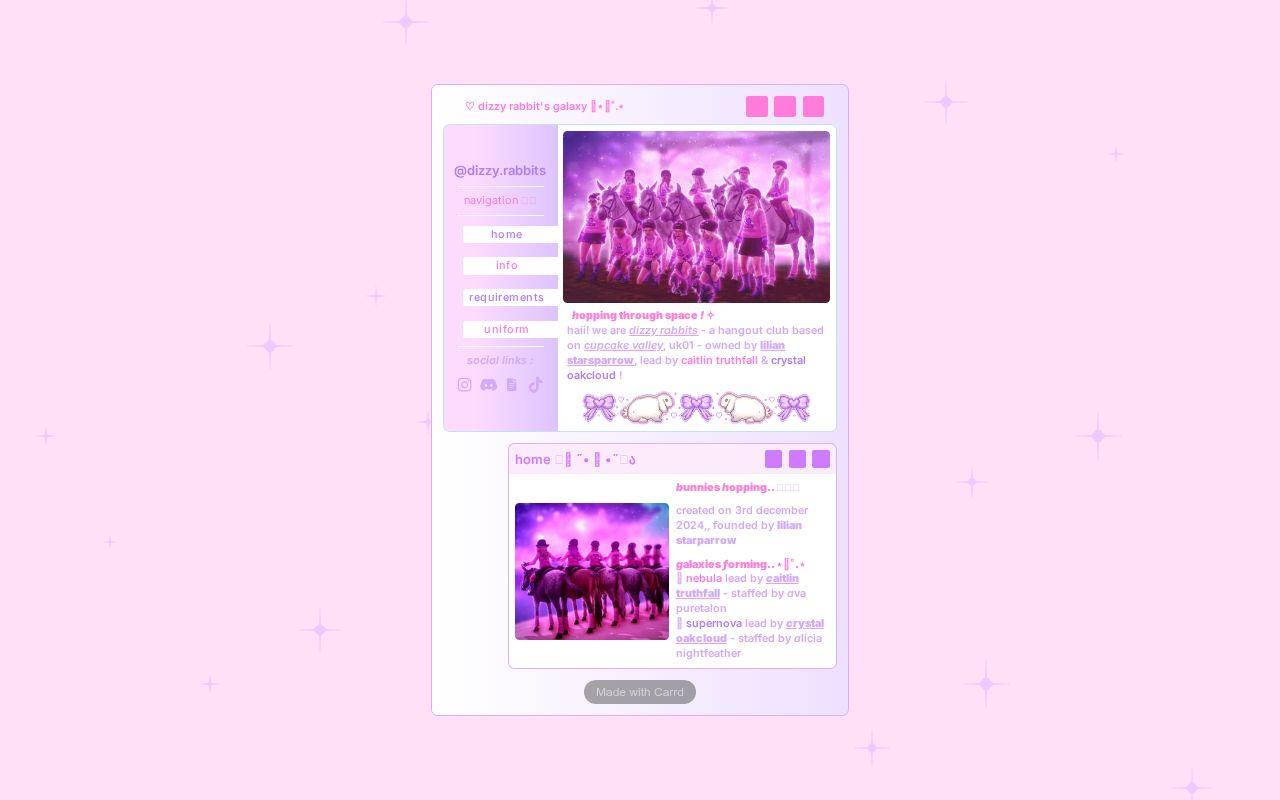 dizzy rabbits ! Ი︵𐑼